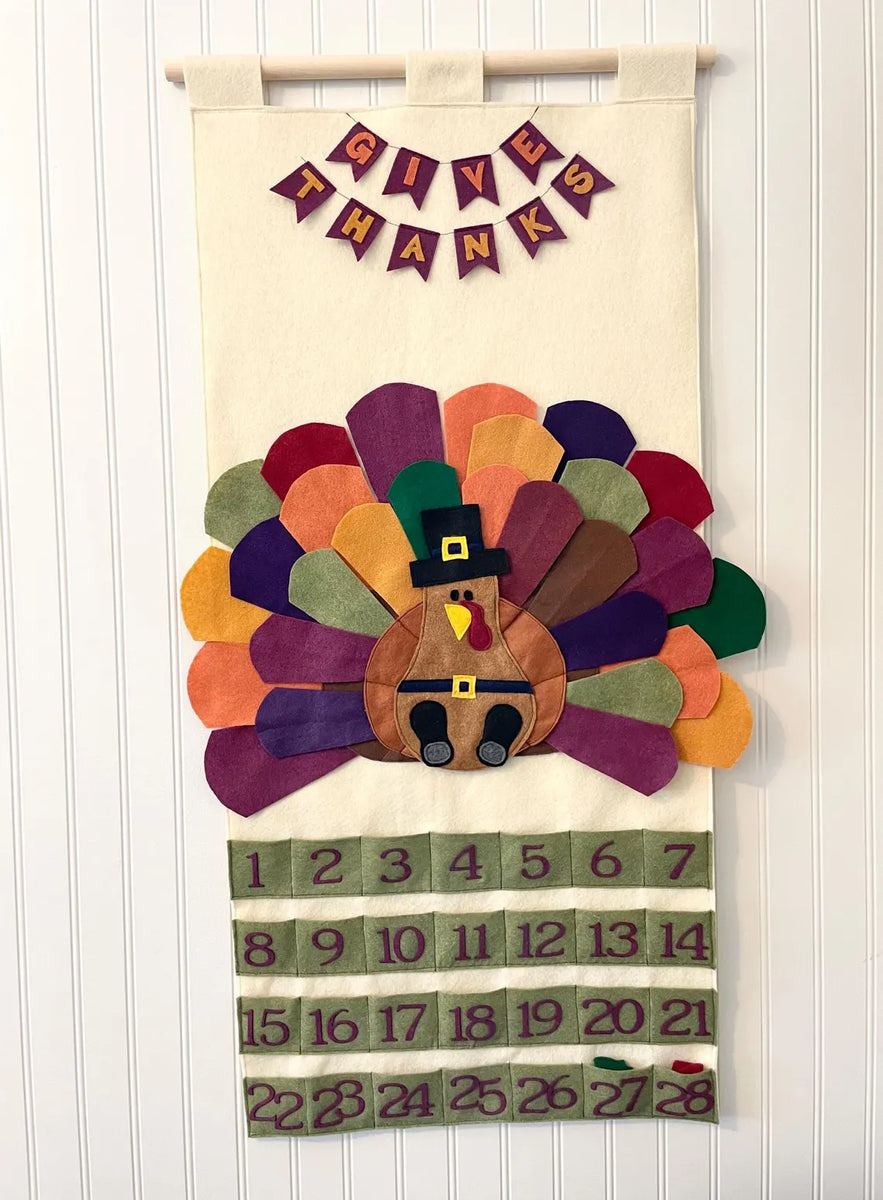 Turkey Advent Calendar Digital Pattern – Wild Blu Yonder